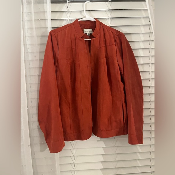 Studio Works | Jackets & Coats | Vintage Orange Bomber Jacket | Poshmark